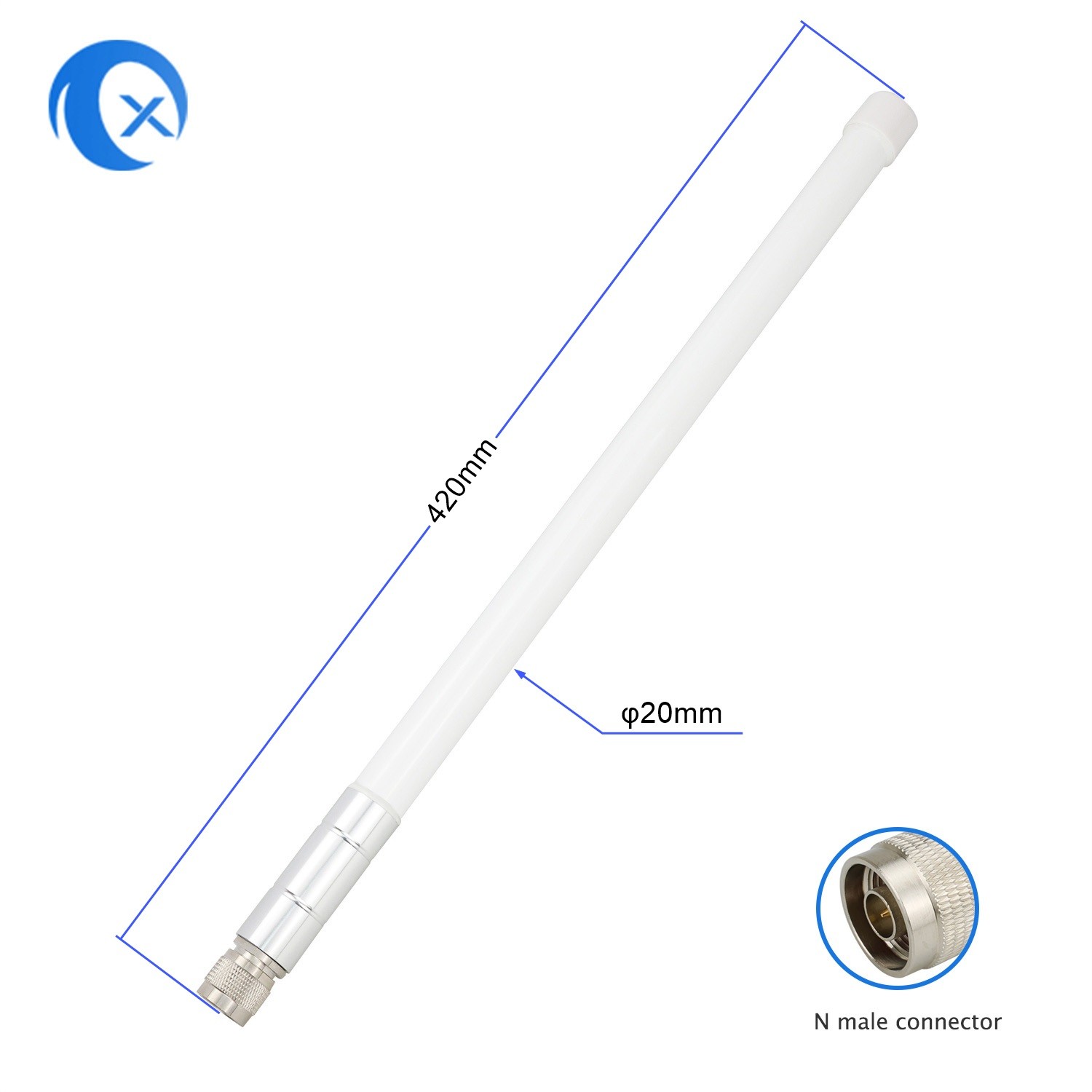 Le long terme 4.5dBi 915 mégahertz d'antenne d'hélium de C.C aérien de ...